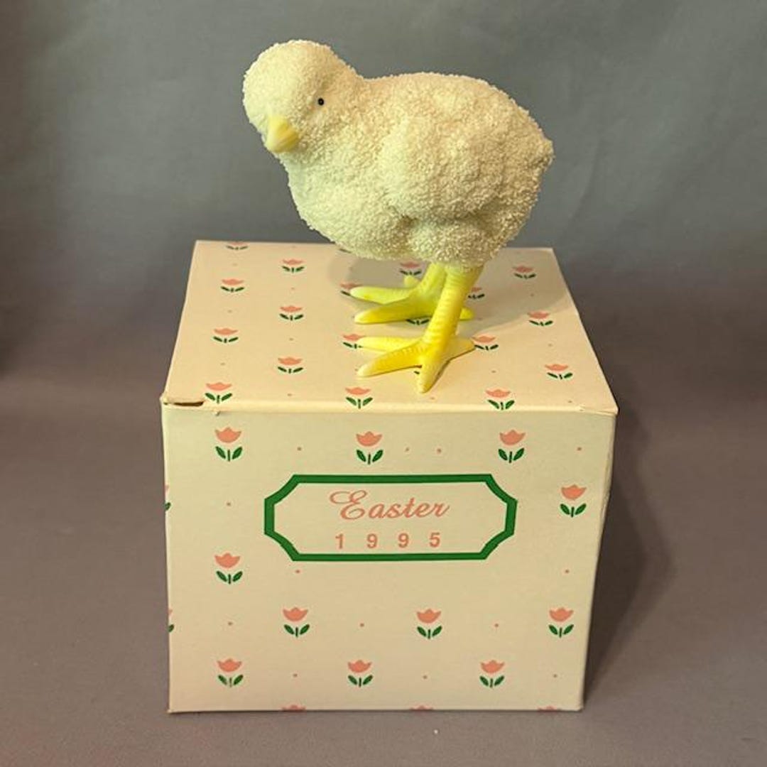 Vintage Snowbunnies Figurine Department 56 Snowbabies Easter Duck ...