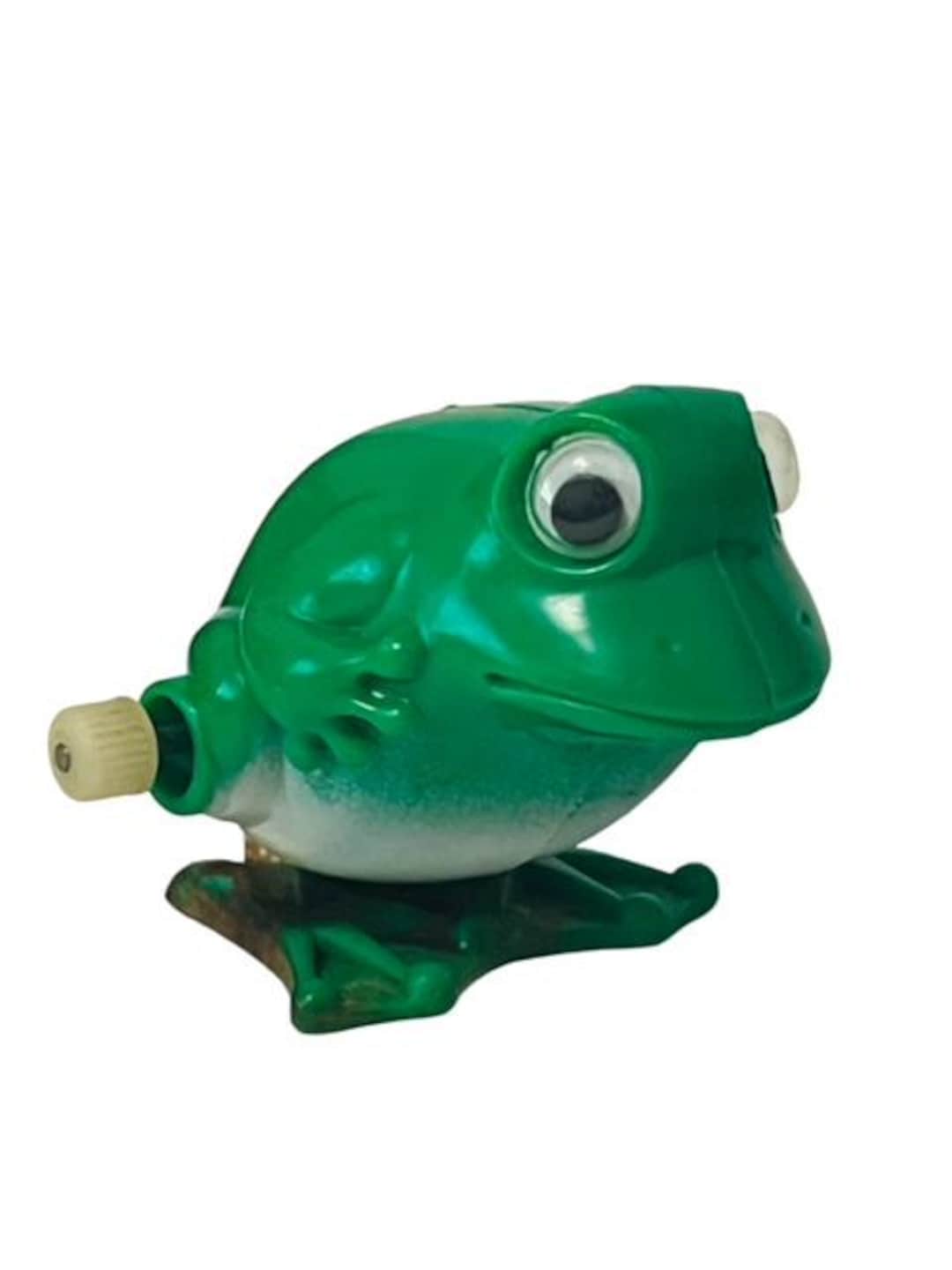 Wind up Toy Vtg Antique Plastic Figure Anthropomorphic Macao Tomy Frog ...