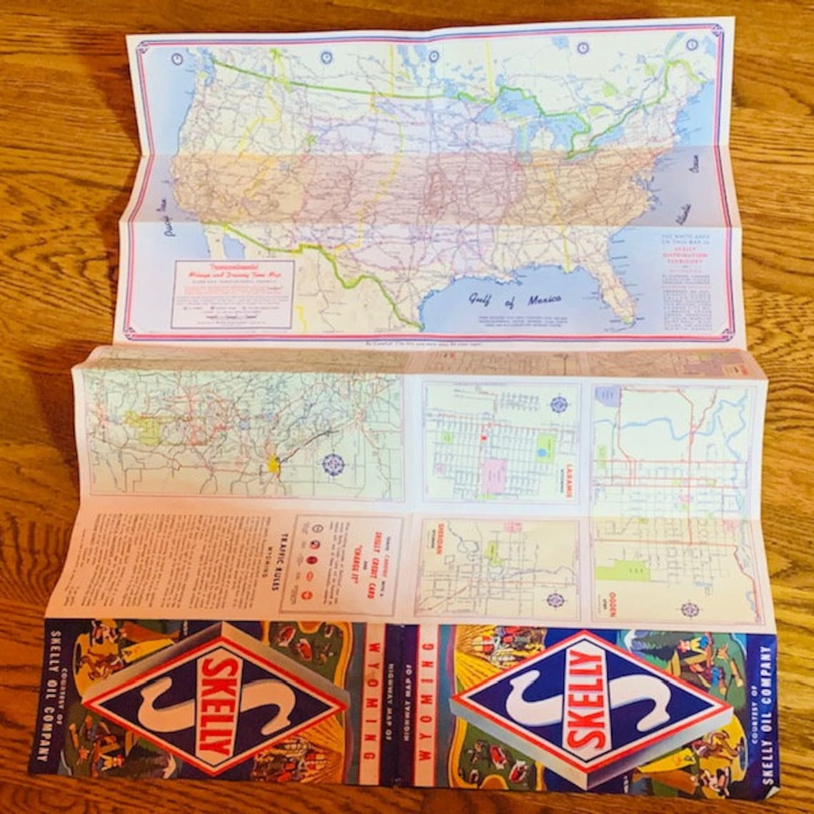 ROAD MAP EPHEMERA Vintage Paper Gas Station Corner Store Oil - Etsy