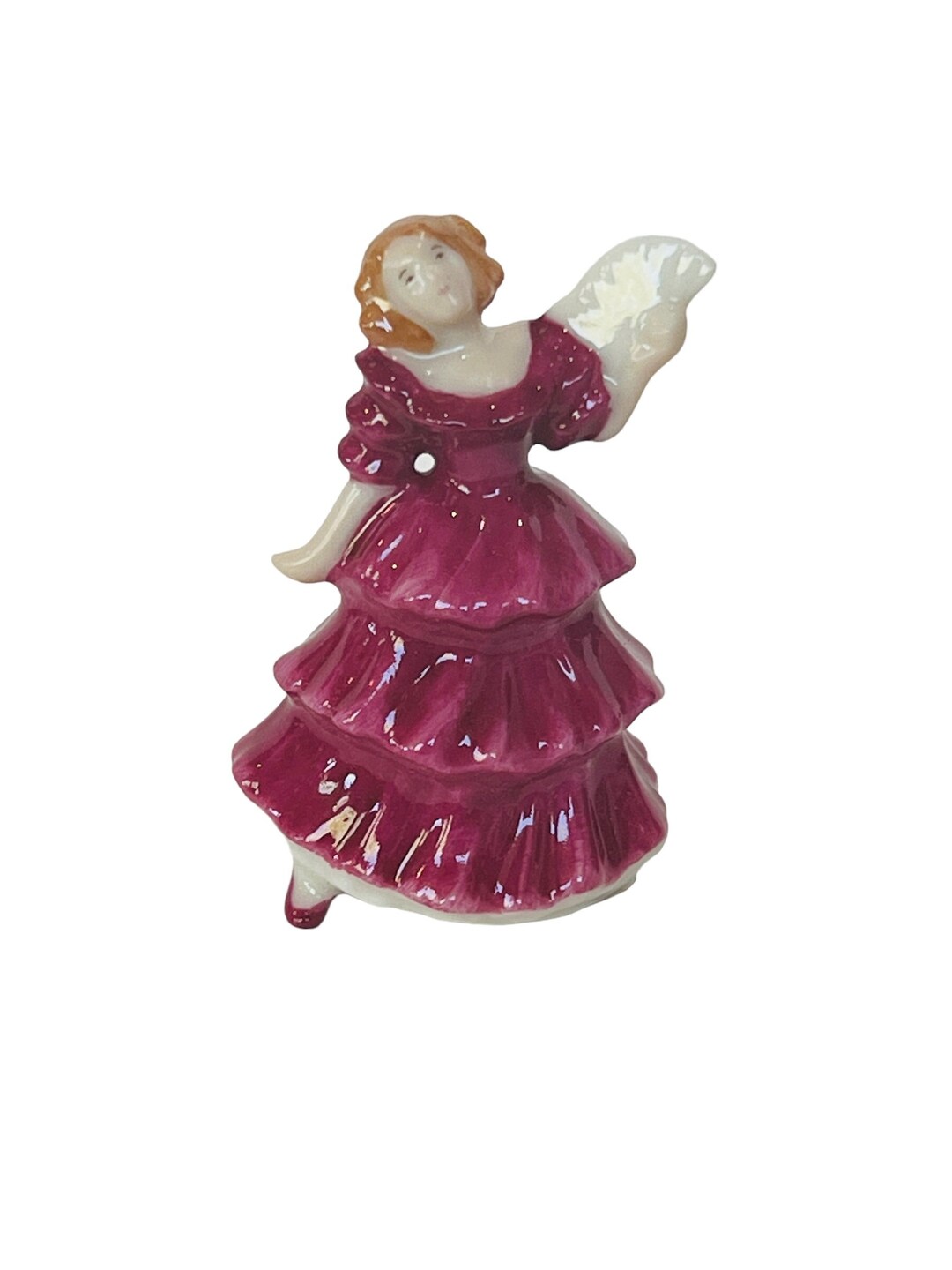 Royal Doulton Pretty Ladies Cardew Tiny Figurine Victorian Fashion ...