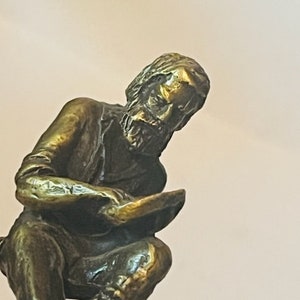 Gold Digger Miner Postel 1978 Pewter Western Native Figurine Sculpture ...