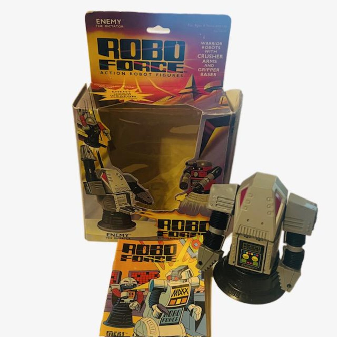 Roboforce Robo Force Enemy Ideal Action Figure Toy 1984 Robot Dictator ...