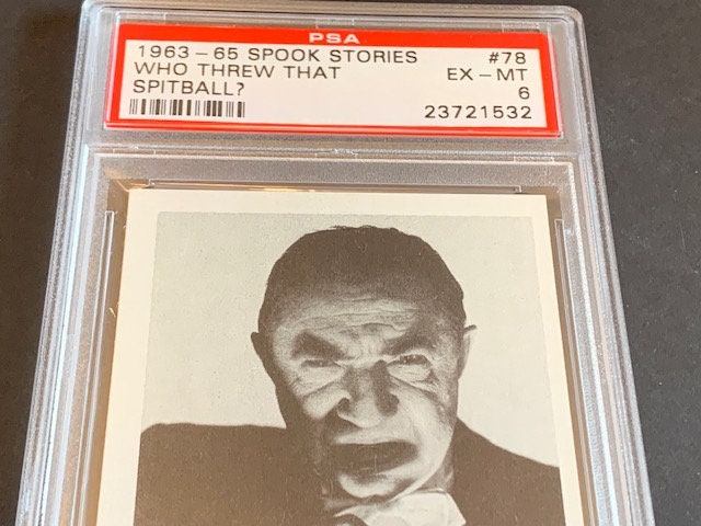 Horror Universal Monsters Trading Card Vintage 1961 Leaf Spook Stories ...