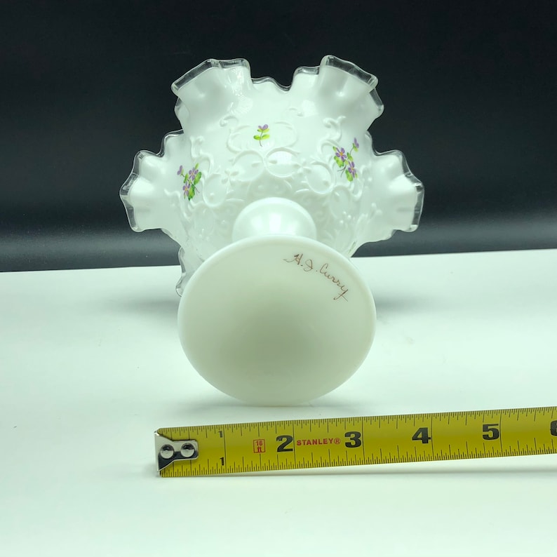 FENTON ART GLASS Sculpture Vintage Family Signature Series - Etsy