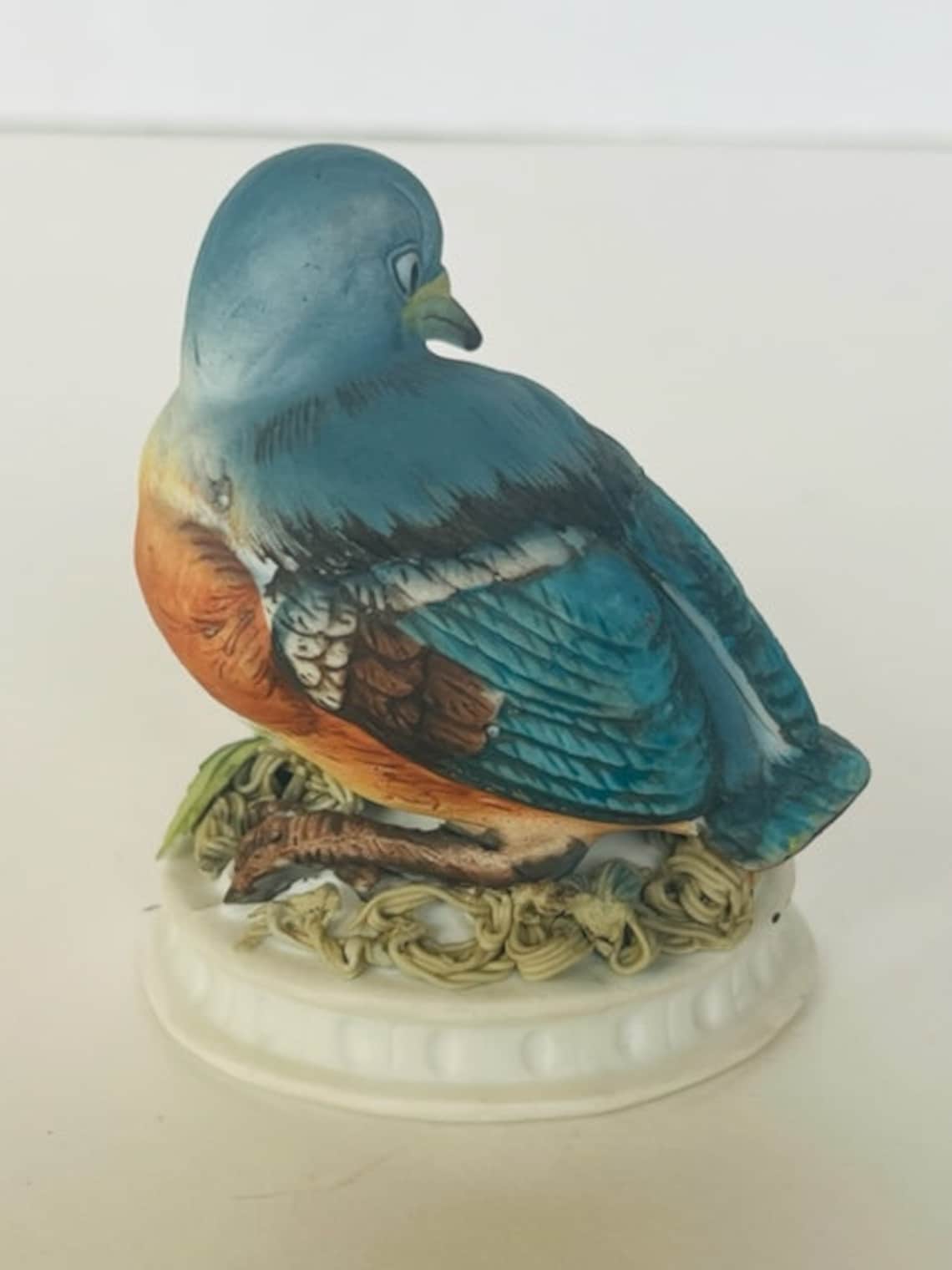 Lefton Eastern Bluebird Porcelain Miniature Figurine Blue Bird - Etsy
