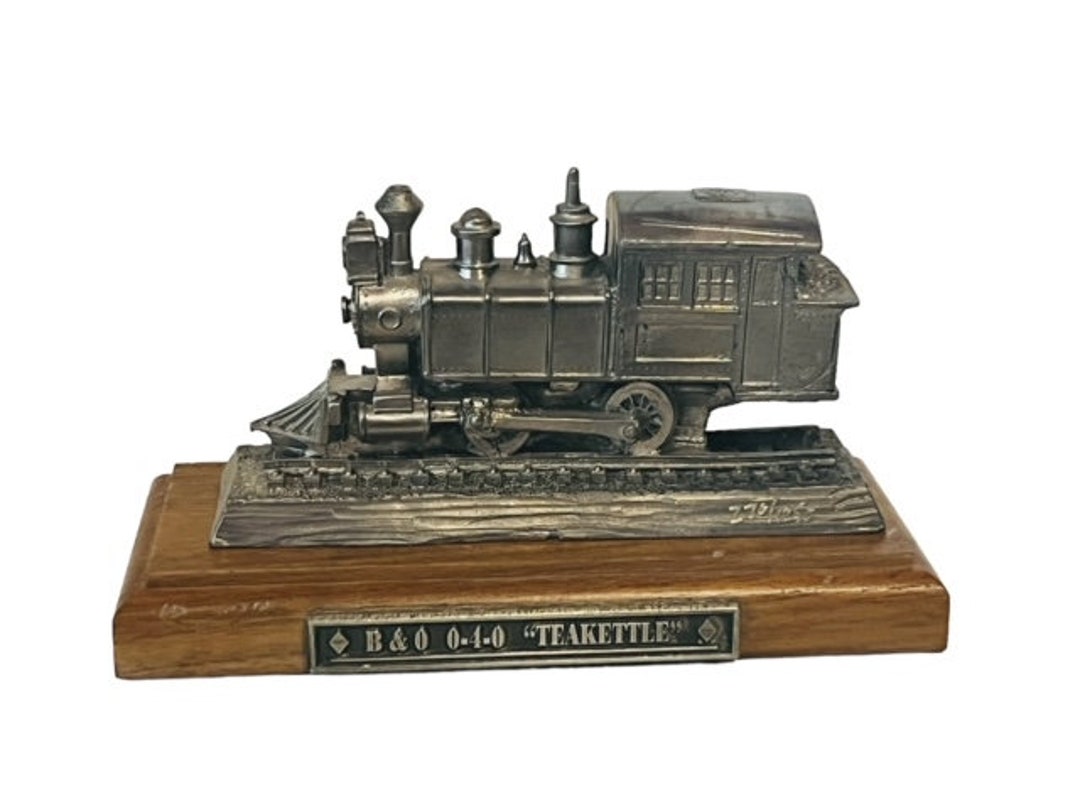 Michael Ricker Pewter Train Locomotive Model Figurine Railroad B&O ...