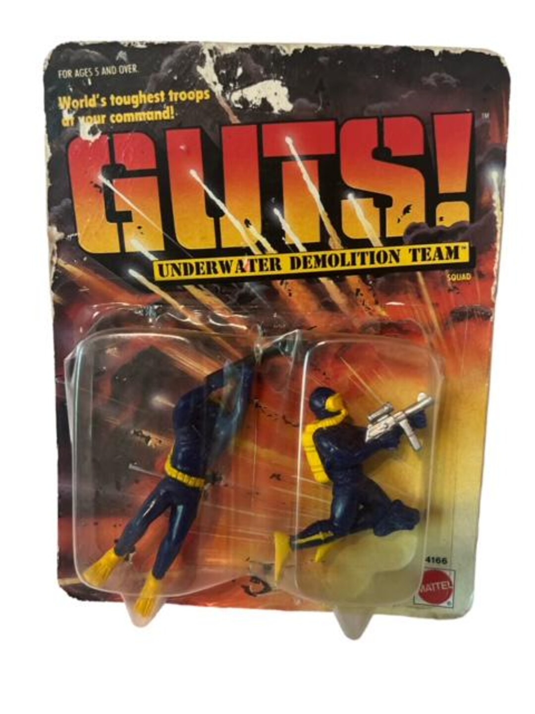 Guts Green Underwater Demolition G.U.T.S. Mattel Soldiers Vtg Figures ...