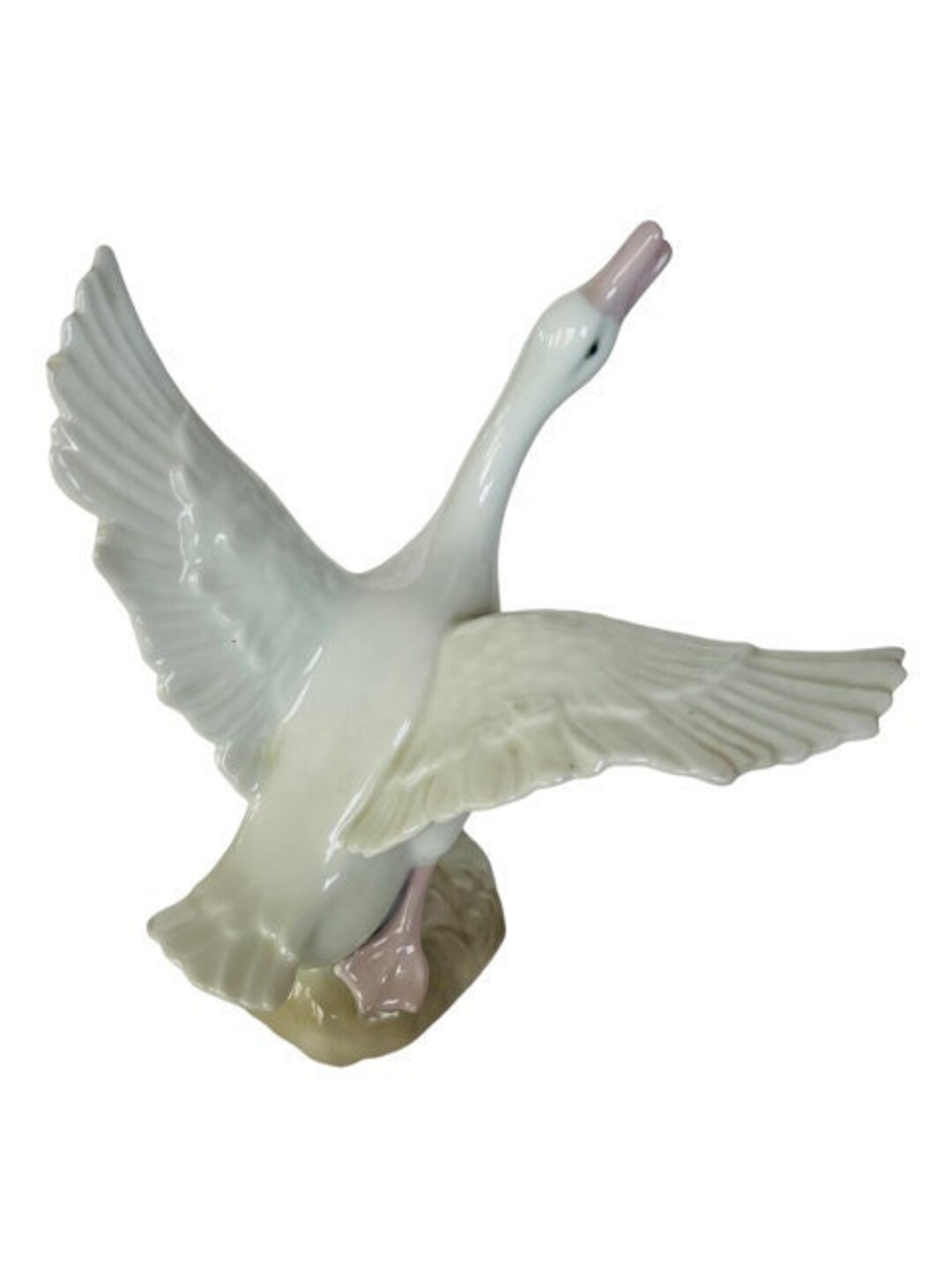 KPM Swan Figurine Goose Geese Germany Porcelain Vtg Bird Antique Kaiser ...