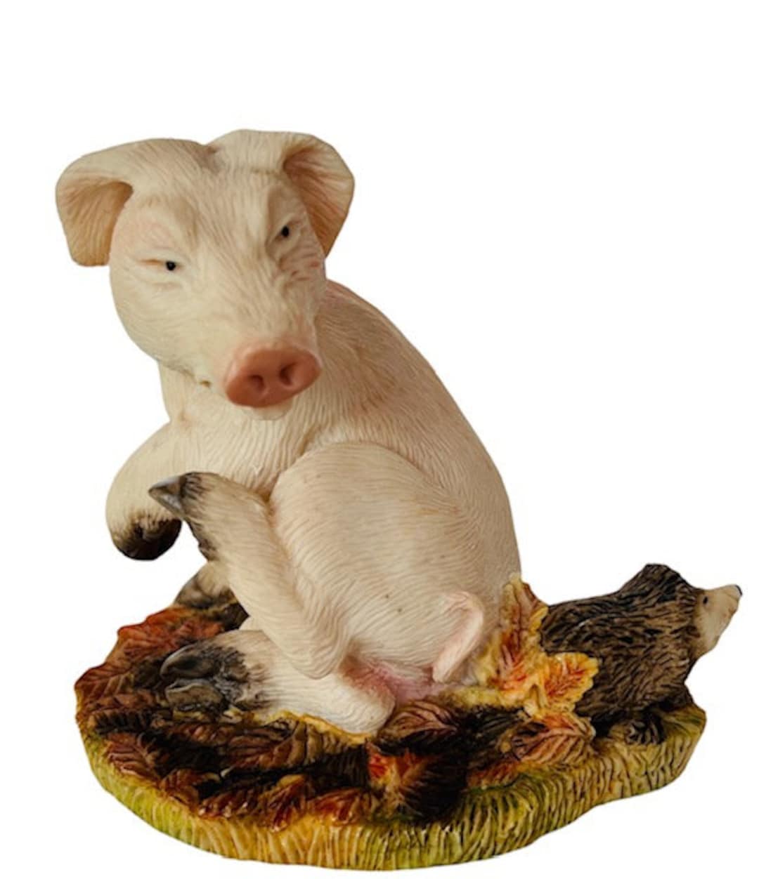 Pig Figurine Anthropomorphic Farm Hog Piglet Sculpture Flambro Piggin ...