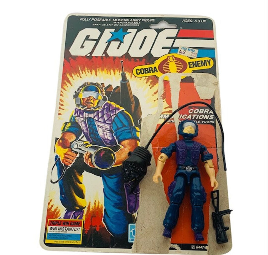 GI JOE HASBRO Cobra Vintage Action Figure Original Complete Loose ...