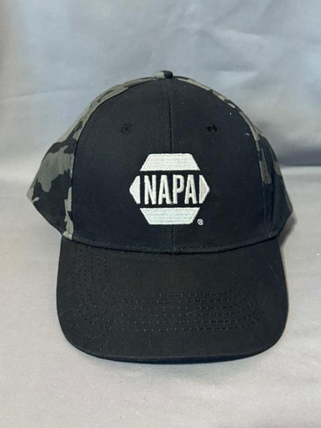 Vintage Napa Auto Parts Hat Cap Snapback Trucker Mesh Camouflage Camo ...