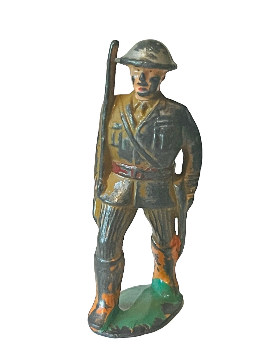 Barclay Manoil Army Men Toy Soldier Cast Iron Metal 1930s Figure ...
