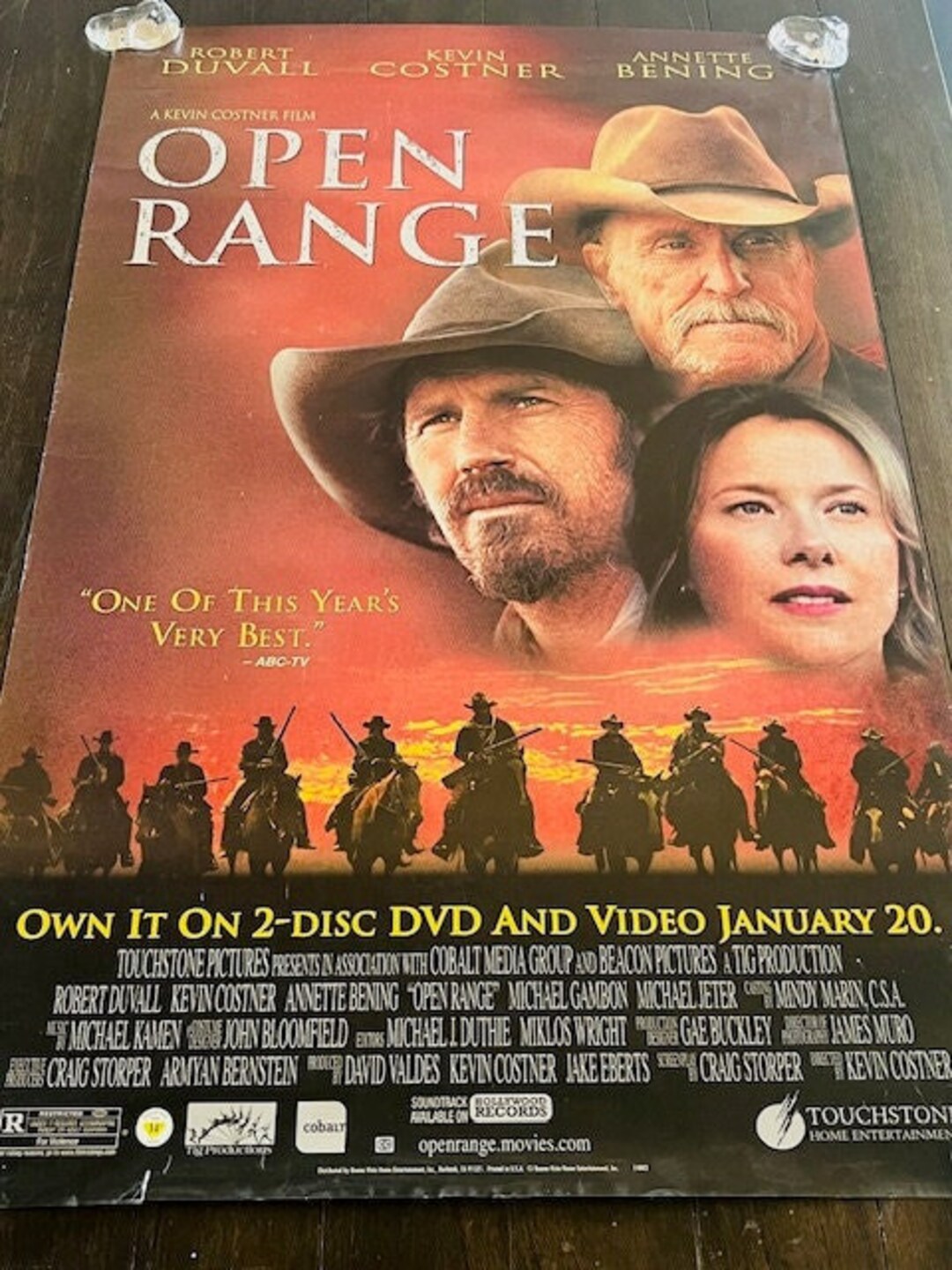 Movie Theater Cinema Poster Lobby Card 2003 Open Range Kevin Costner ...