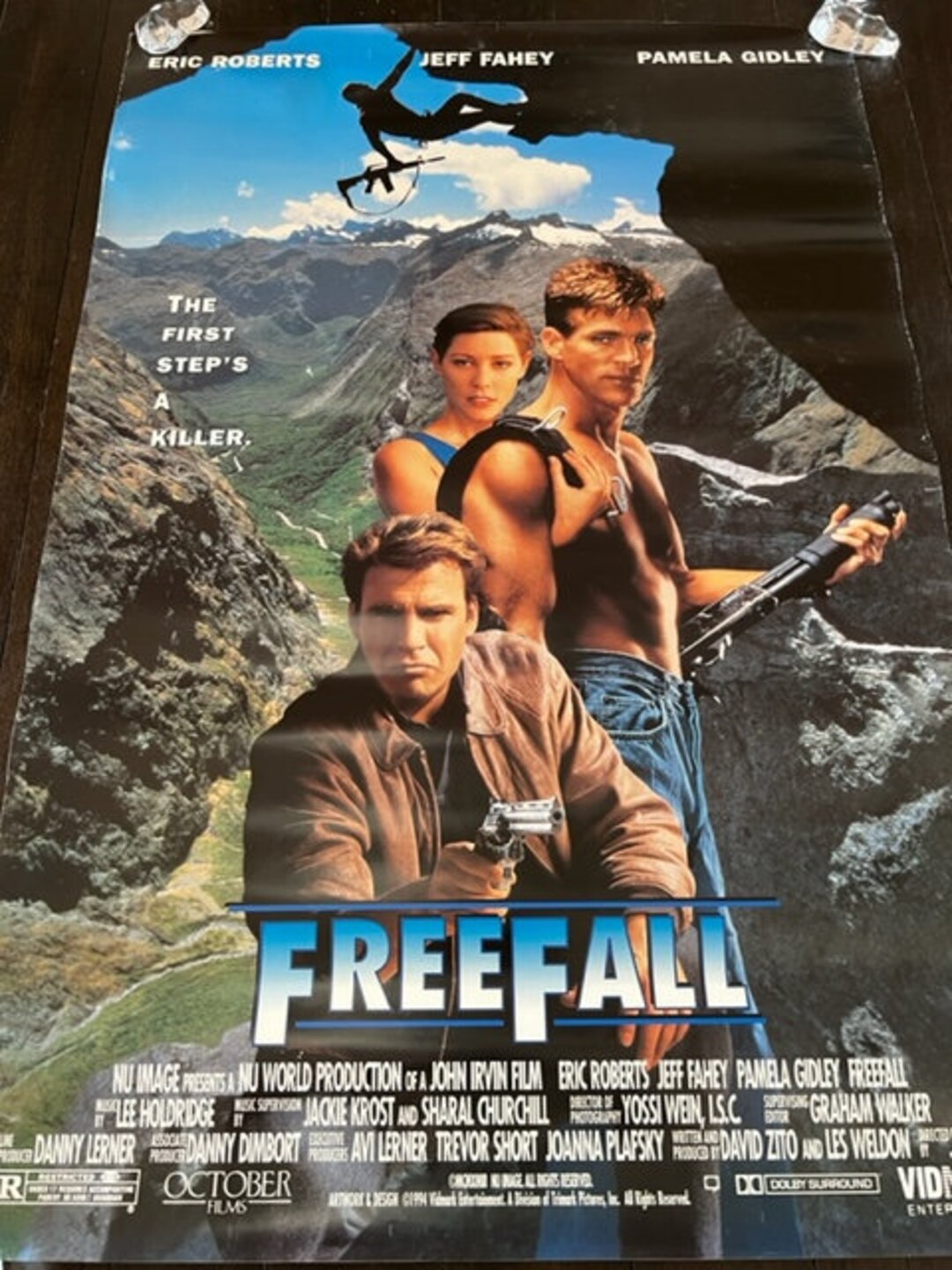 Movie Theater Cinema Poster Lobby Card 1994 Freefall Free Fall Eric ...