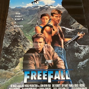 Movie Theater Cinema Poster Lobby Card 1994 Freefall Free Fall Eric ...