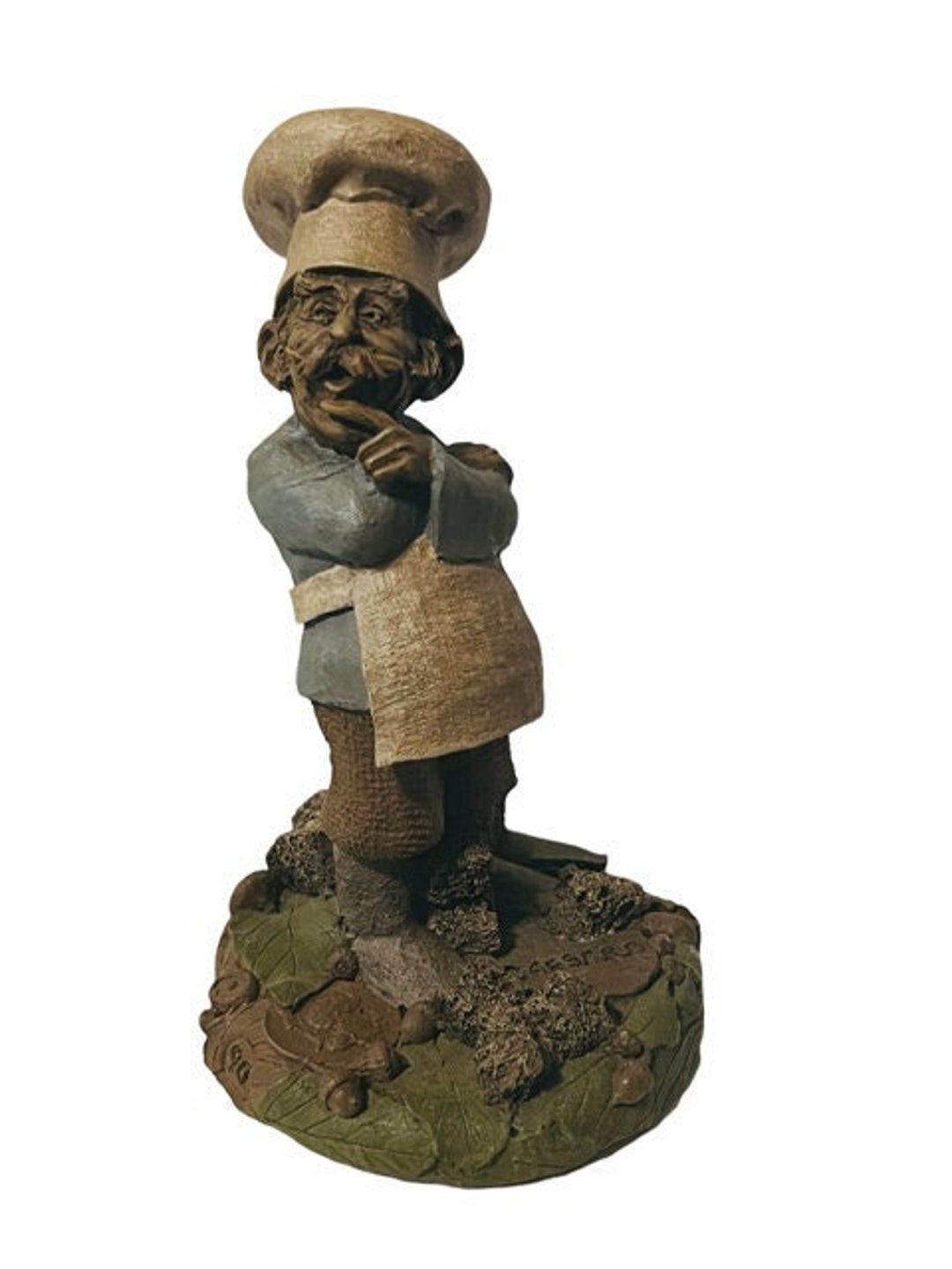 Tom Clark Figurine Vtg Sculpture Signed Cairn Coin Gnome Caesar Chef ...
