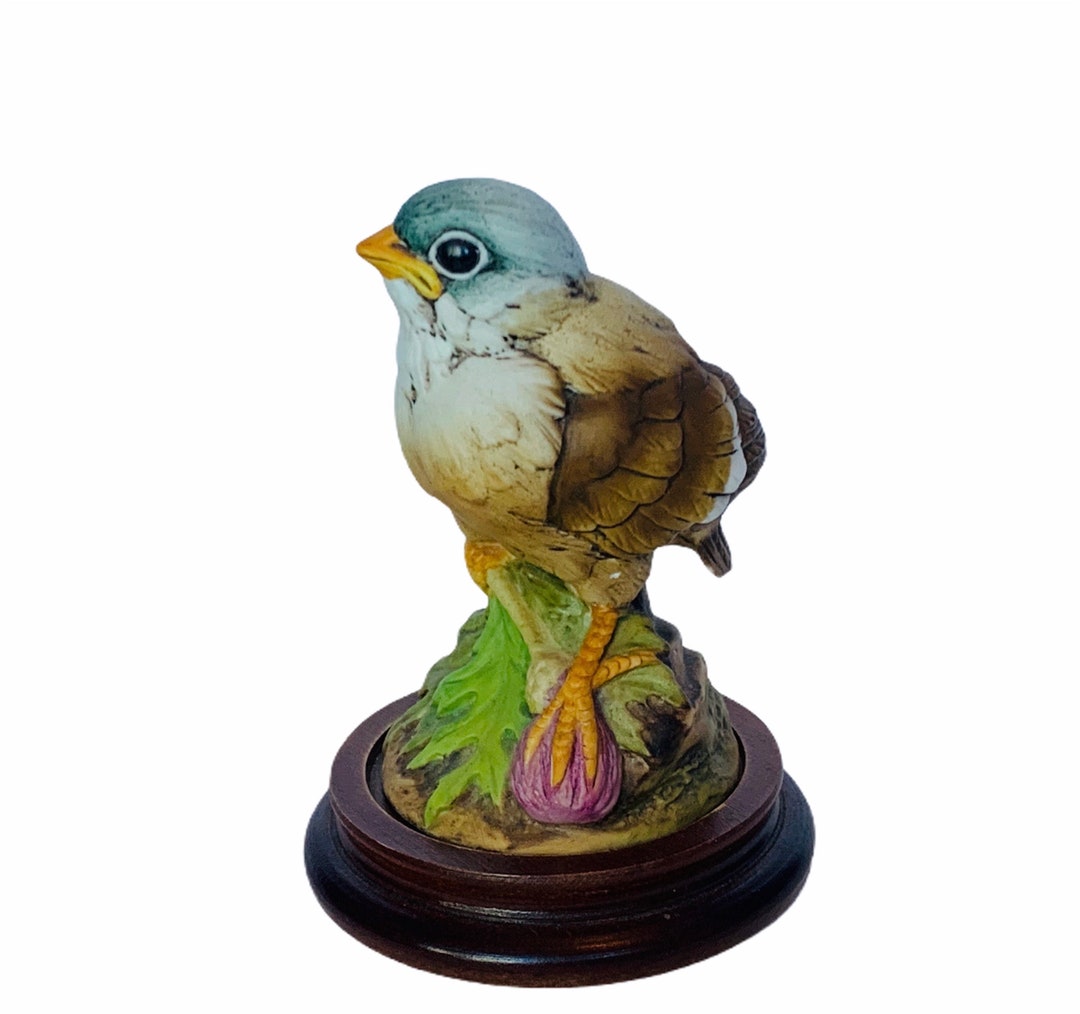 Goldfinch Finch Gold Bird Figurine Vtg Andrea by Sadek Japan Gift Decor ...