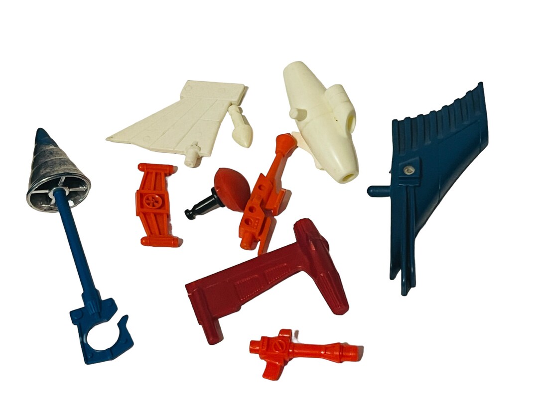 Micronauts Figure Toy Vtg 1979 Mego PARTS Accessories Rocket Tubes LOT ...