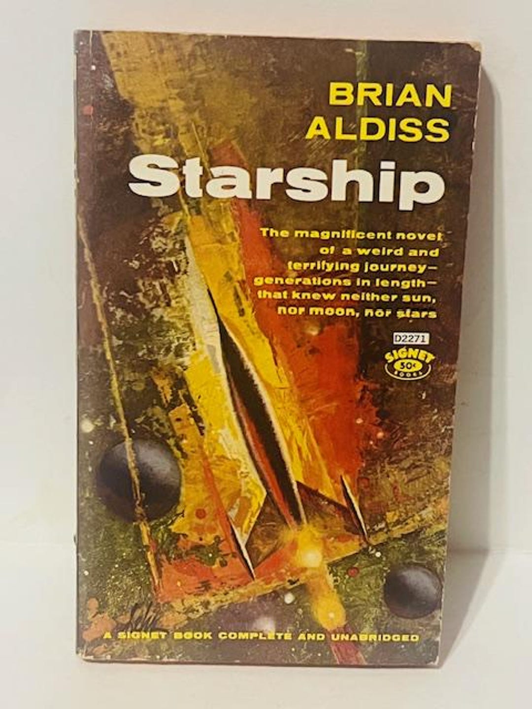 Starship Brian Aldiss Science Fiction Paperback Book Vtg 1963 UFO ...