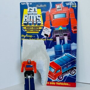 Fly Trap Garbage Go Bots Gobots Figure Vtg Toy Robot Transformer 1985 ...