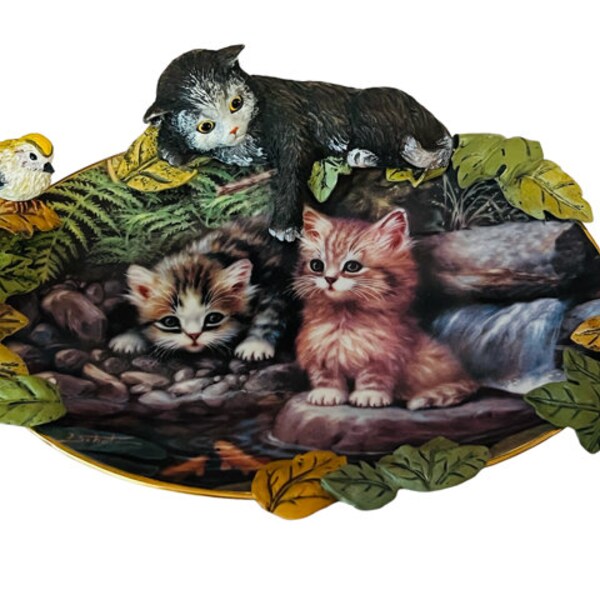 Bradford Exchange Cat Plate - Etsy