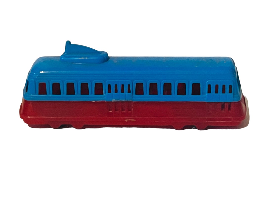 Acme Toy Car Antique Plastic Car Train Motorcycle Vtg Tour 1940s Marx ...