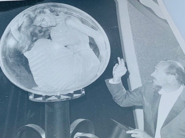 MAGICIAN PHOTOGRAPH EPHEMERA 1960s Vintage Paper Wall Hanging Photo ...