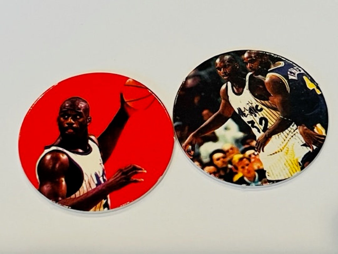Shaquille O'neal Shaq Pogs Lot Slammer Milk Cap Game Vtg Game LSU ...