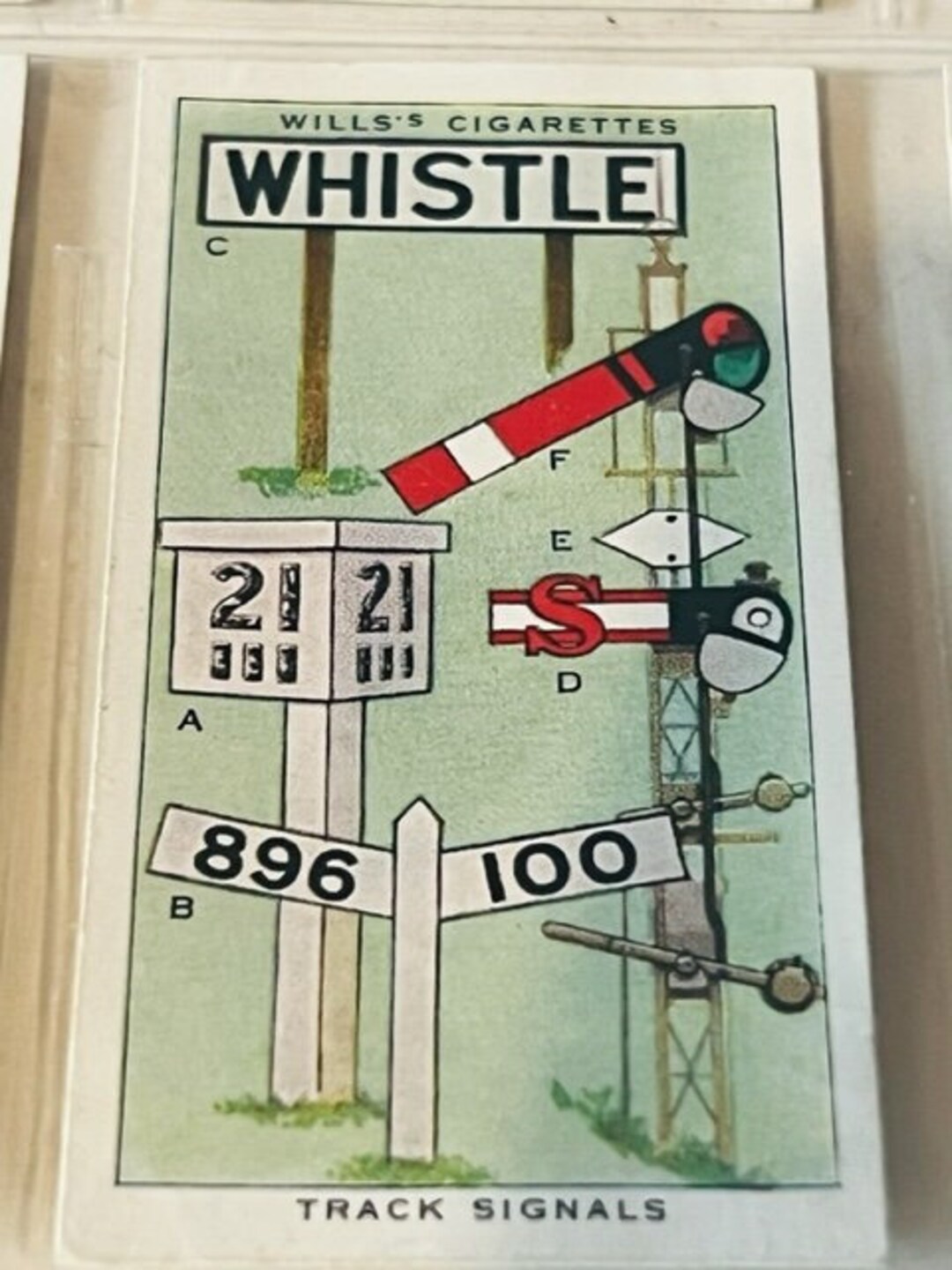 Railroad Card Train Railway Equipment 1938 Wills Imperial Tobacco Track ...