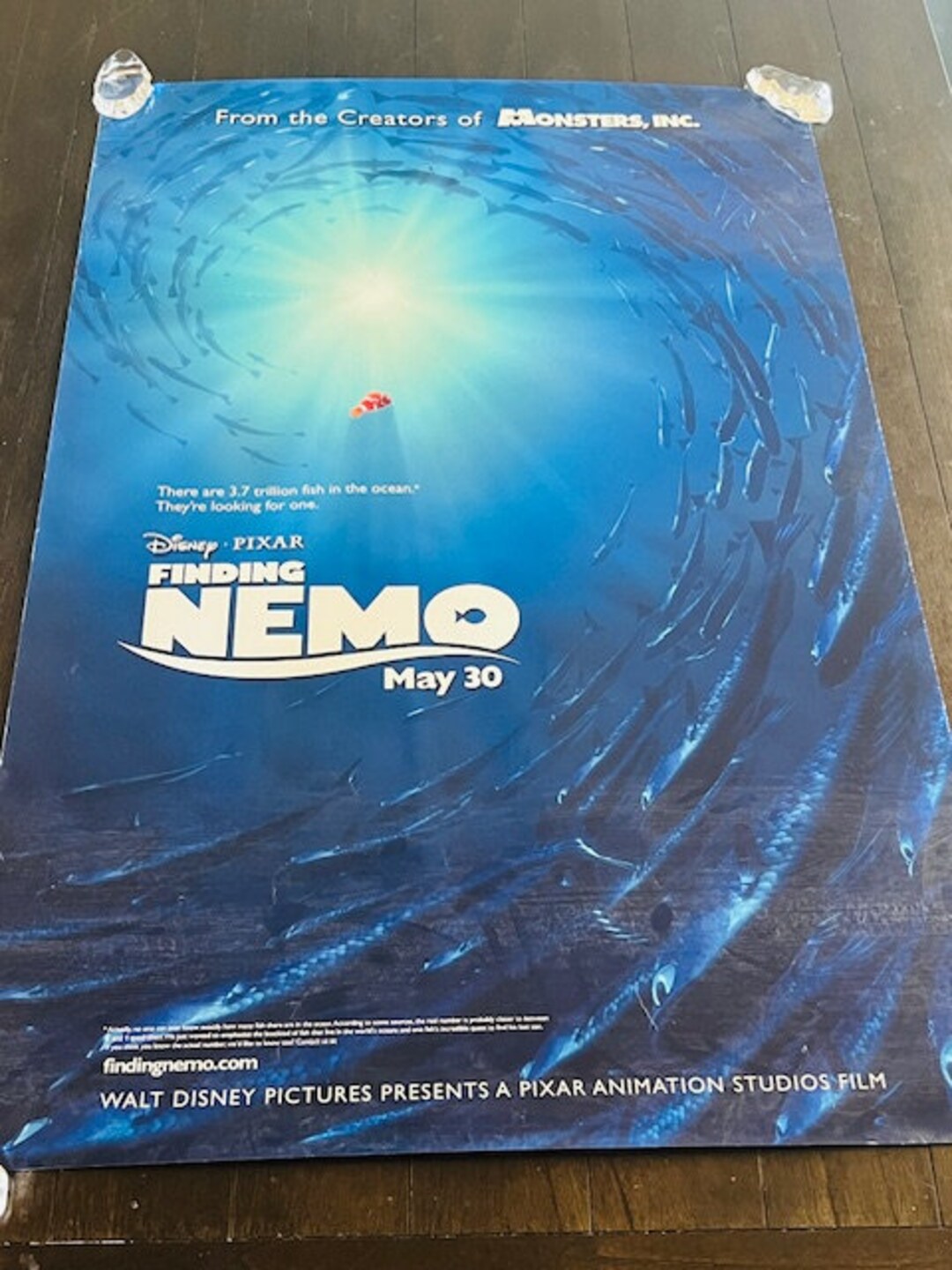 Movie Theater Cinema Poster Lobby Card 2003 Finding Nemo 2 TWO SIDED ...