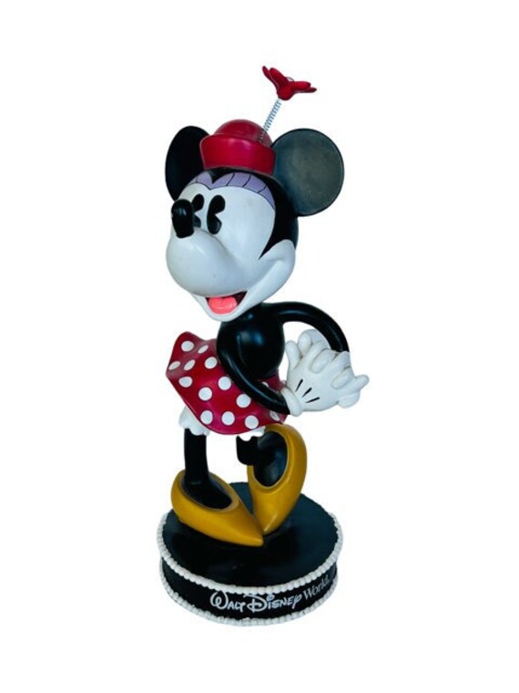 Minnie Mouse Bobblehead Walt Disney World Figurine Nodder - Etsy