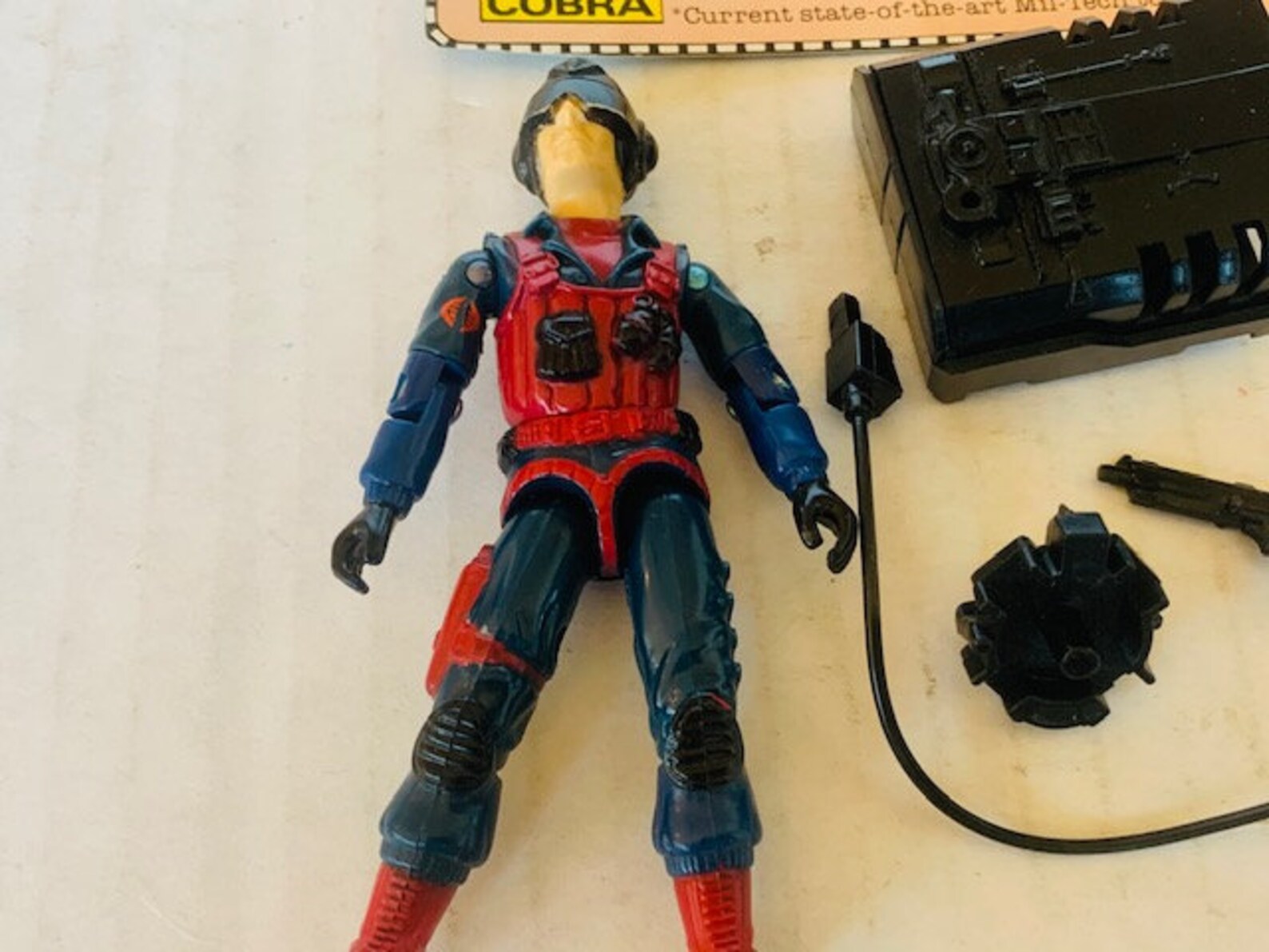 GI JOE HASBRO Cobra vintage action figure original complete | Etsy