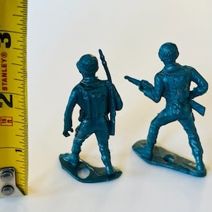 MPC Blue Army Men Toy Soldiers Plastic Military Mixed LOT Figures Vtg ...