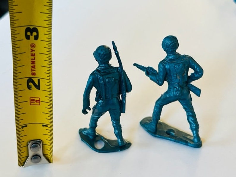MPC Blue Army Men Toy Soldiers Plastic Military Mixed LOT - Etsy