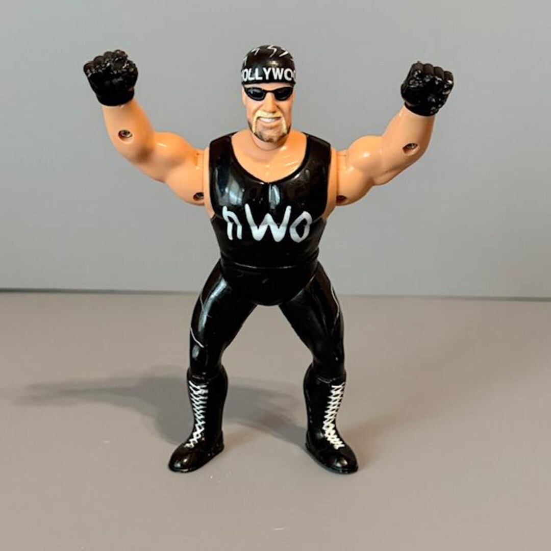 Hulk Hogan NWO Wrestling Action Figure Mattel Jakks WWE Superstar Wwf ...