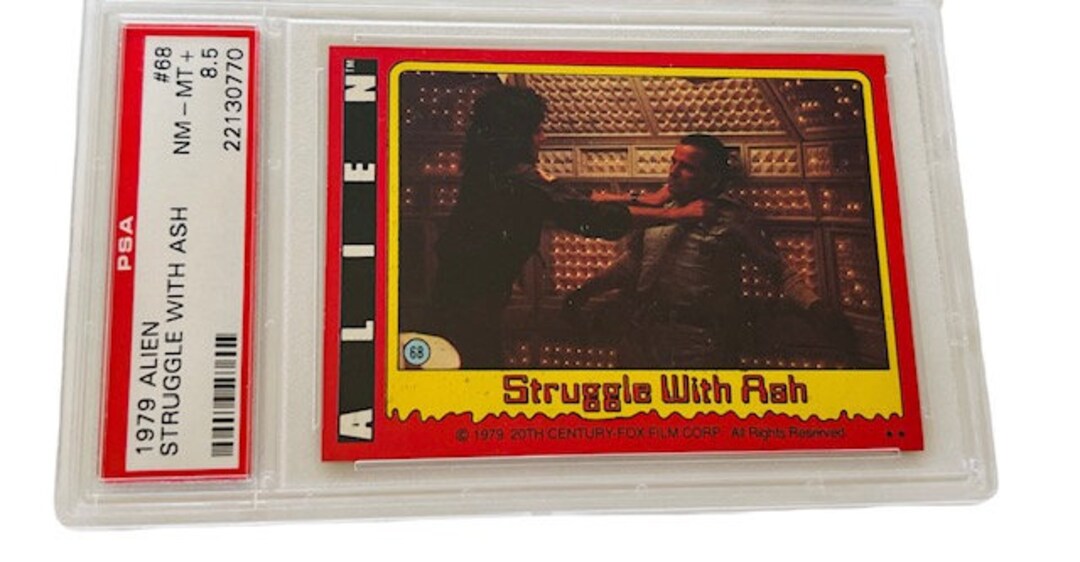 Alien Trading Card 1979 Sigourney Weaver Fox 20th PSA 8.5 Ripley ...