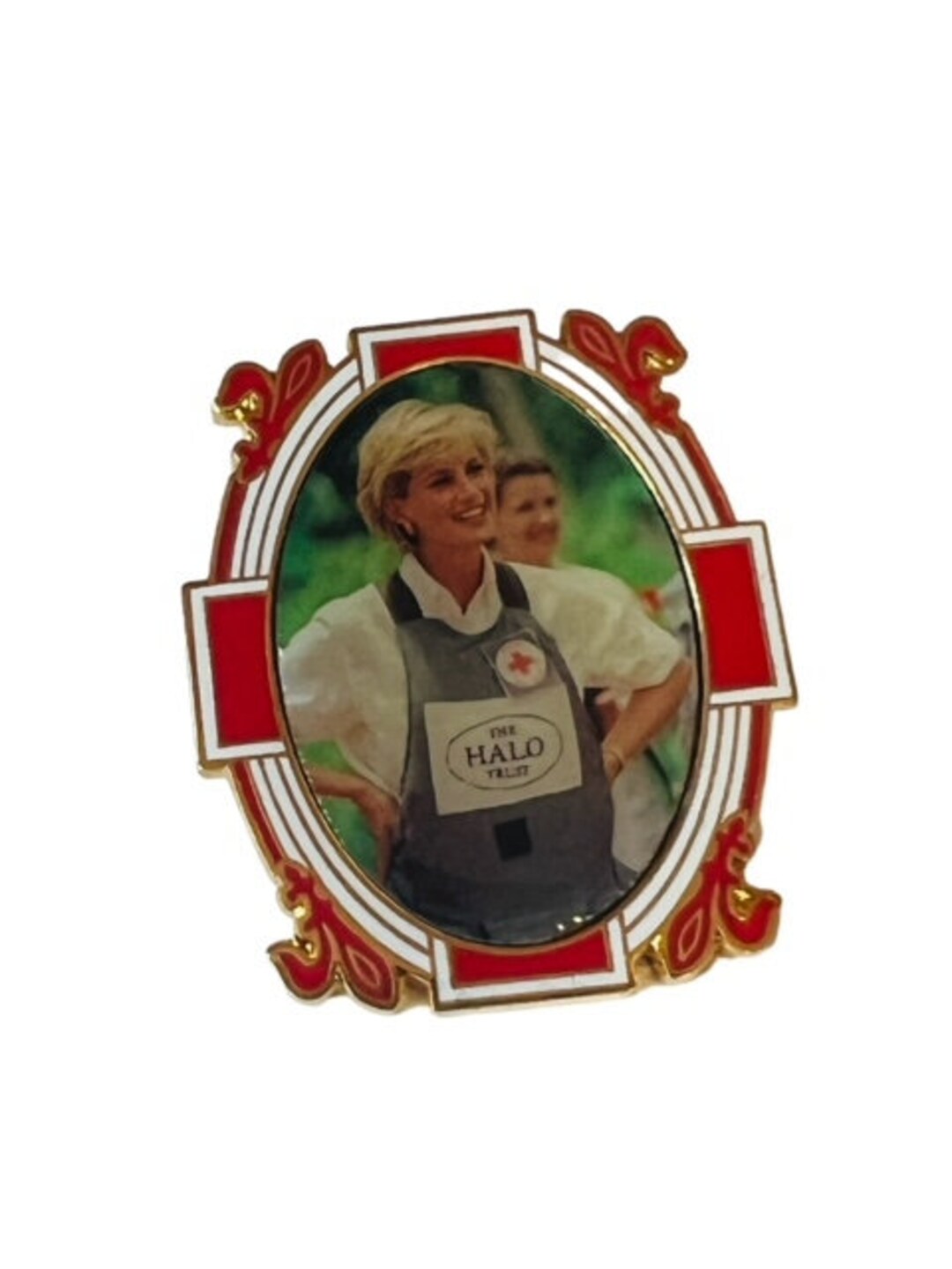 Princess Diana Pin Button Pinback Prince Charles Danbury Mint ...