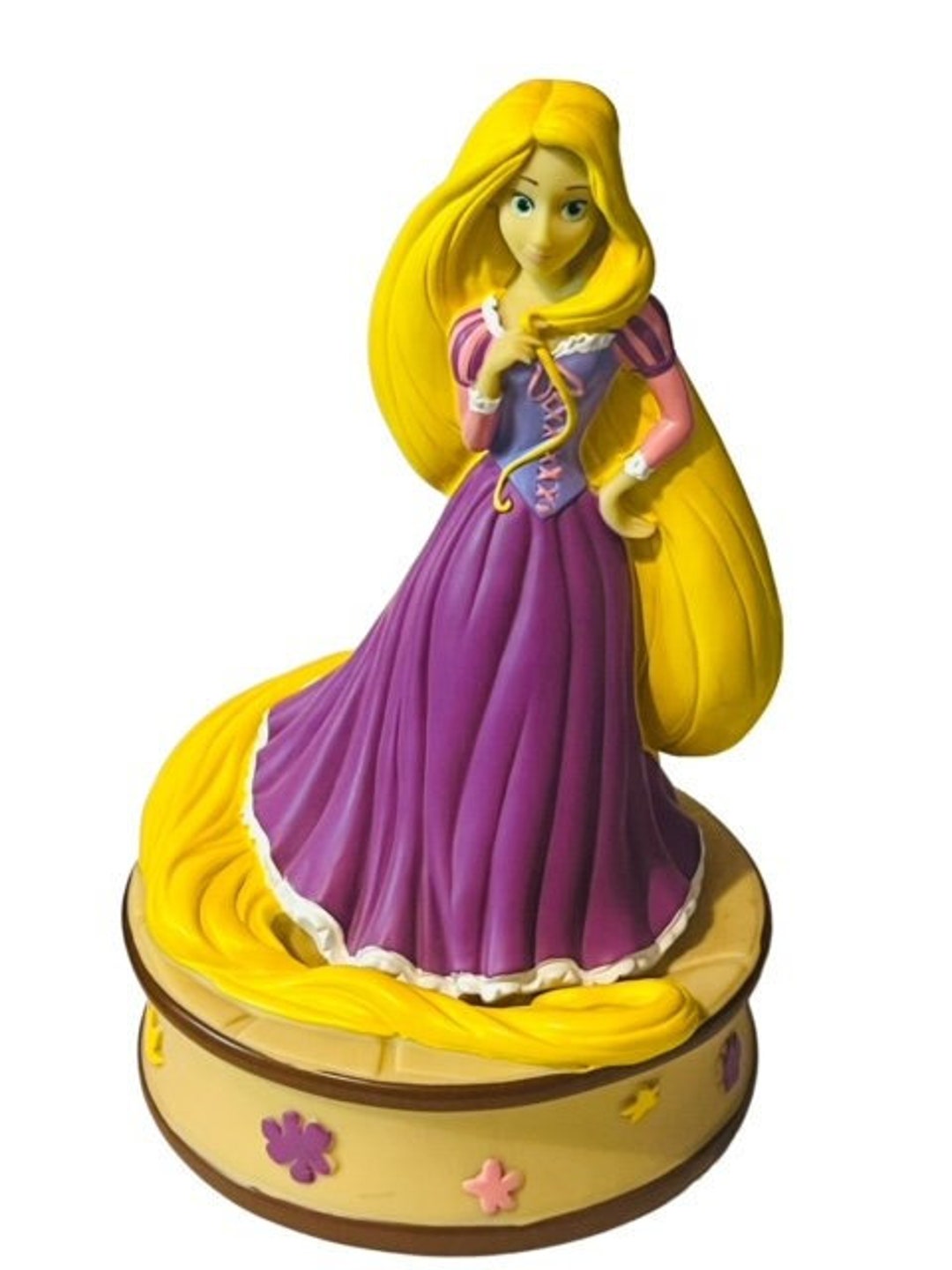 Tangled Rapunzel Walt Disney Bank Figurine Vtg Princess 10 Still ...