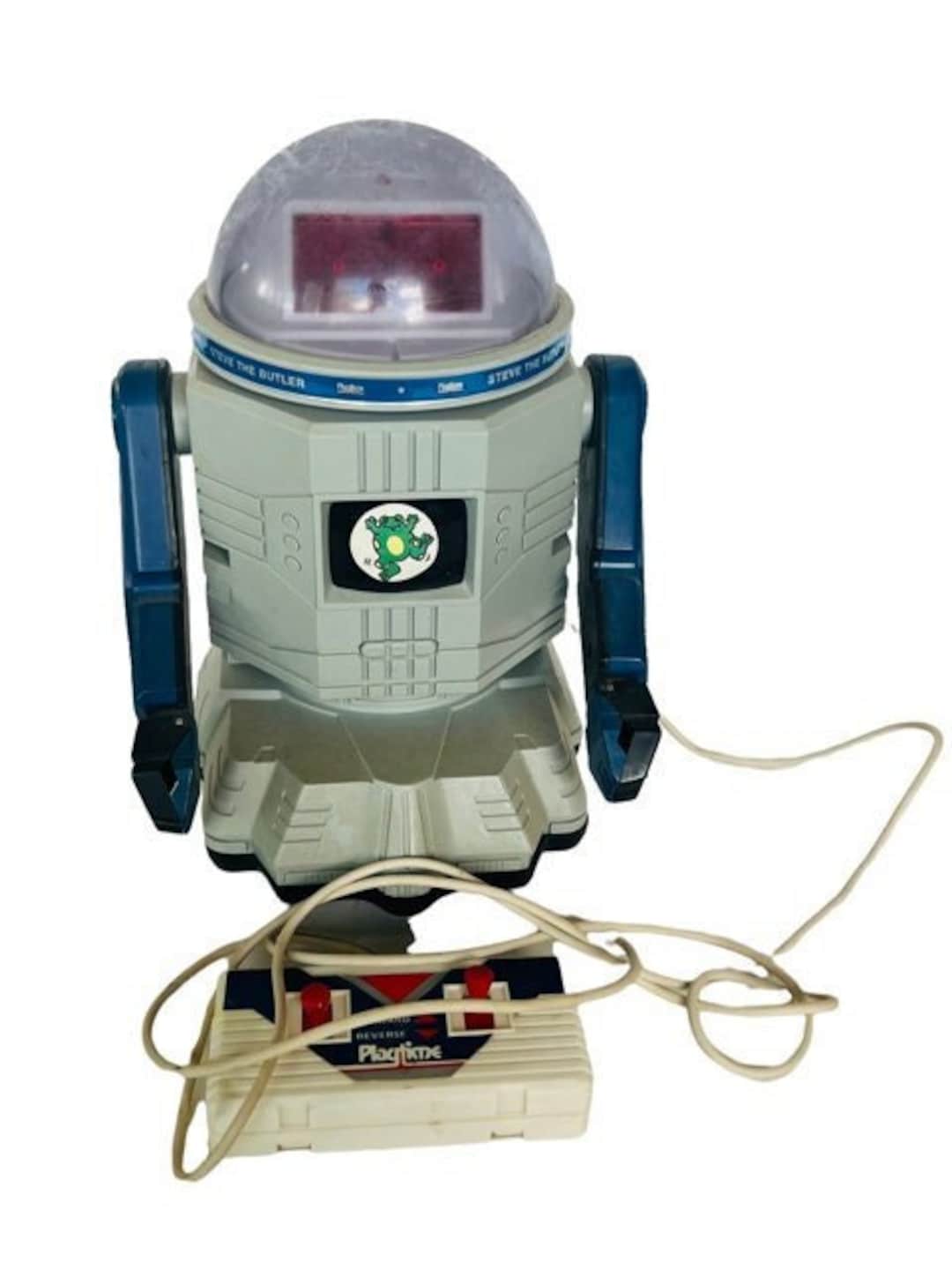 Steve the Butler Robot Remote Control Playtime 1986 Vtg Figure Space ...