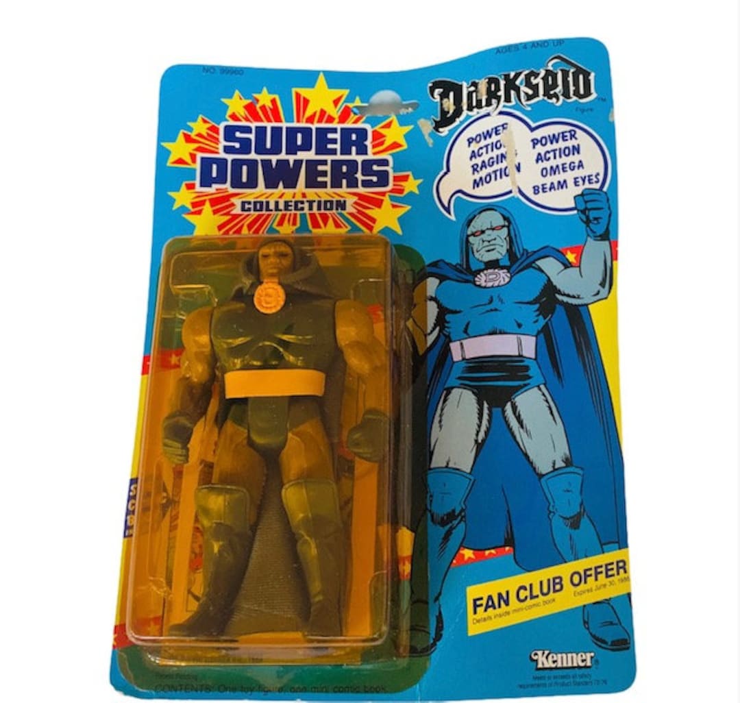 Darkseid Action Figure Toy 1985 Kenner Super Powers RARE Moc Factory ...