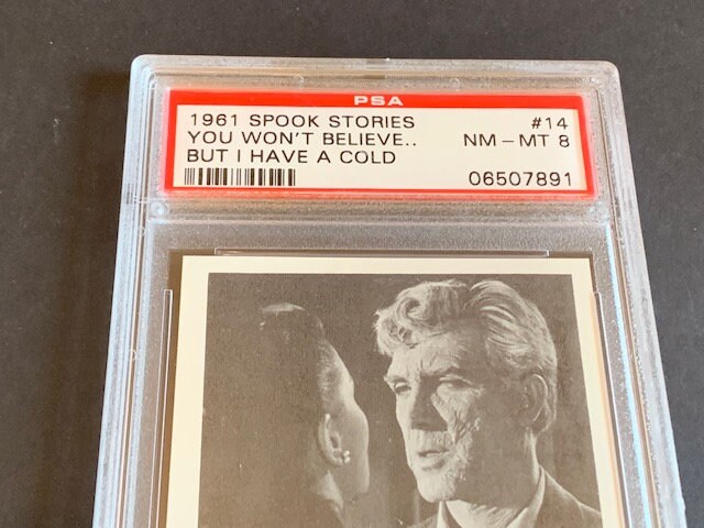 Horror Universal Monsters Trading Card Vintage 1961 Leaf Spook Stories ...