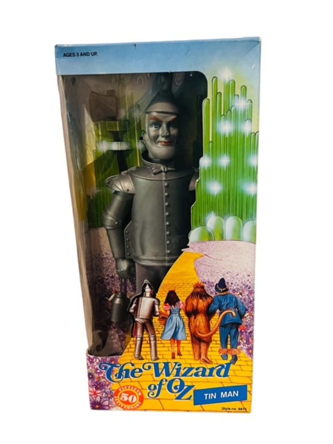 Wizard Oz Action Figure 1988 Loews Toy Box Doll 50th Anniversary Tin ...