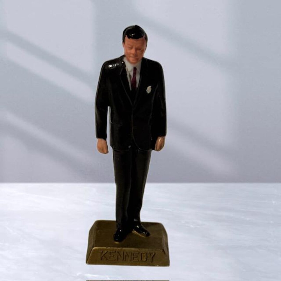 John F Kennedy Marx President America Toy Figure 1960 Vtg Political ...