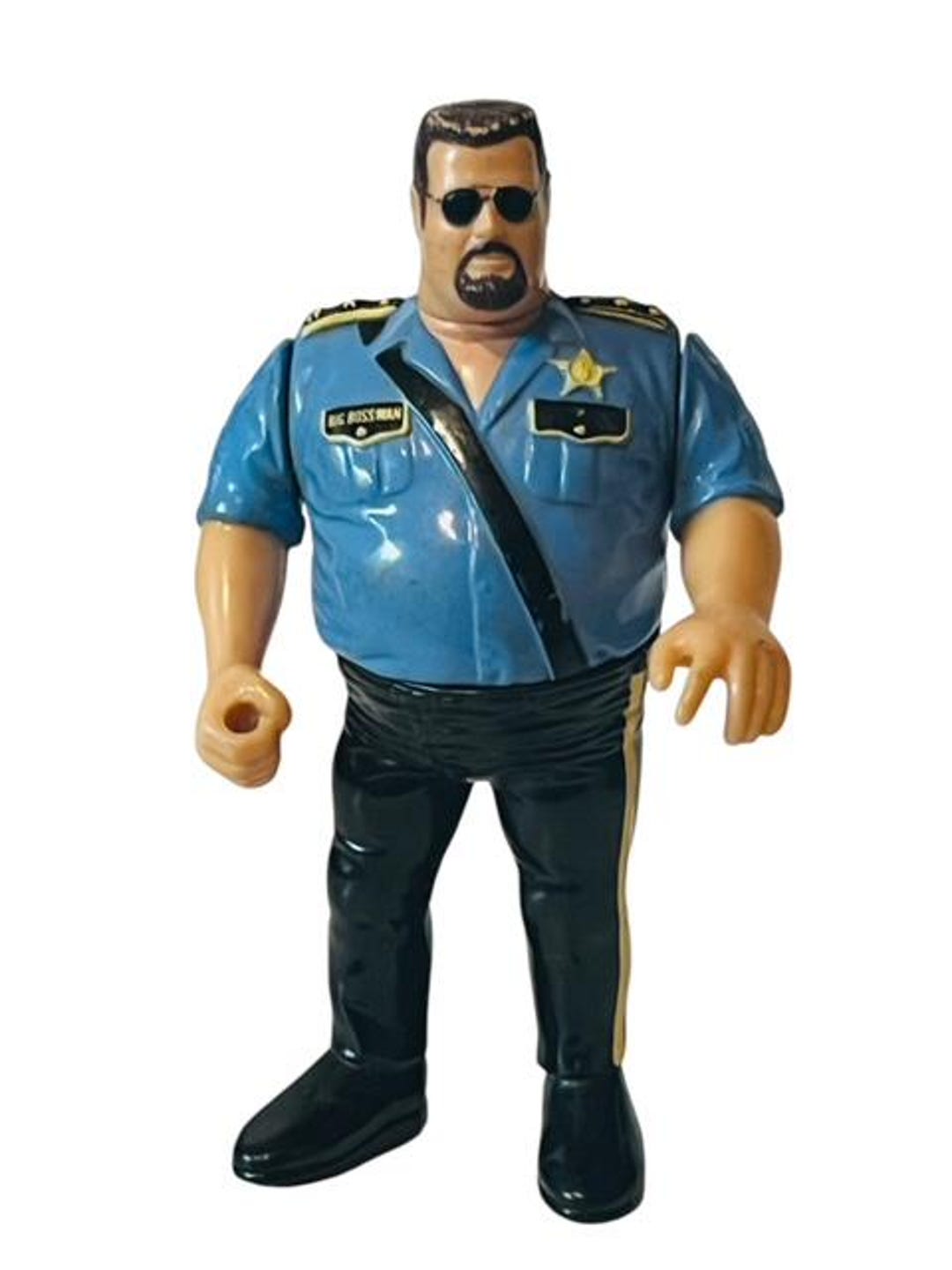Big Boss Man Action Figure WWF 1991 Hasbro WWE Toy Wrestling Star Titan ...