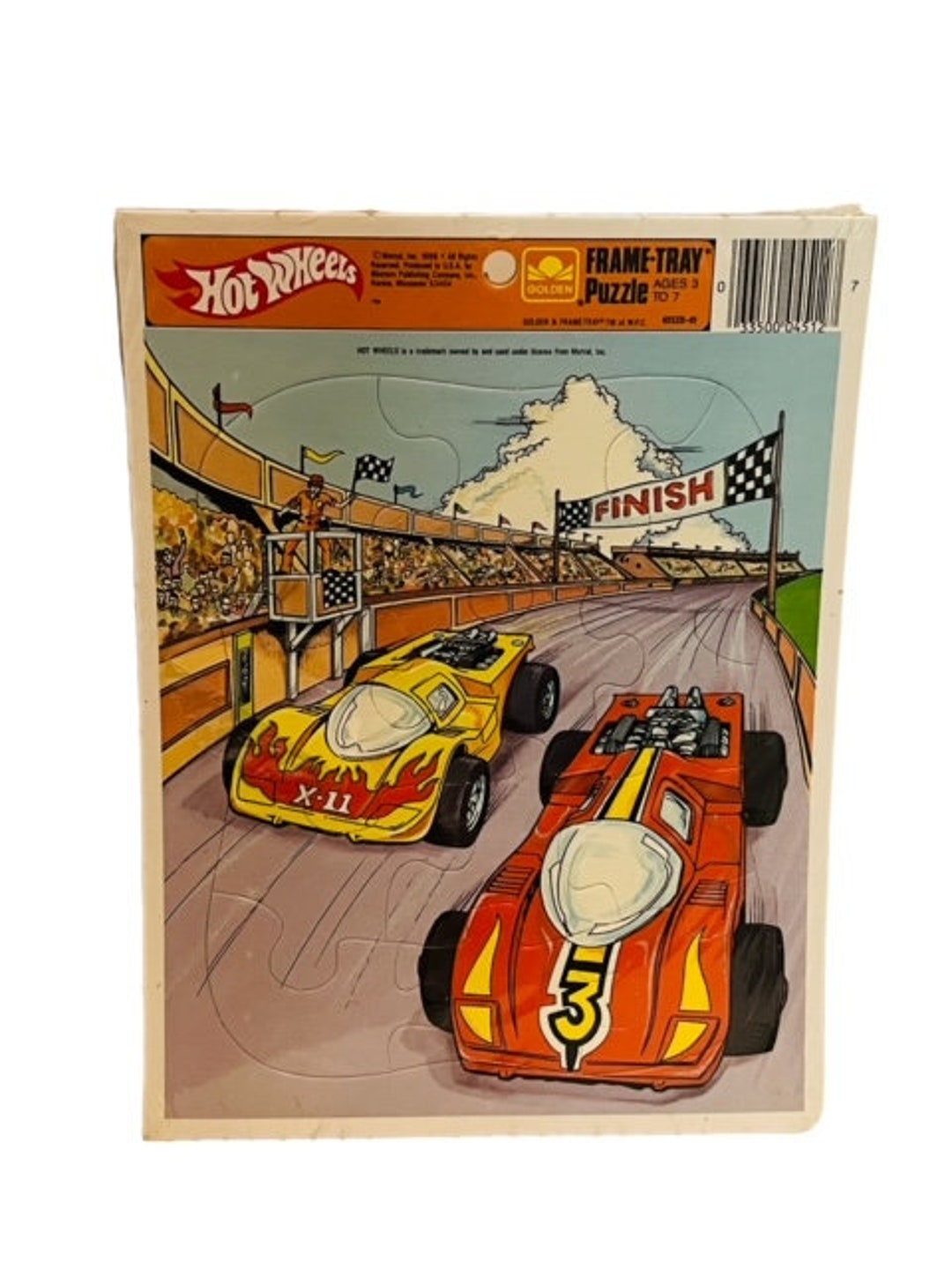 Hot Wheels Frame Tray Puzzle Redline Vtg 1986 SEALED Red Line Race Cars ...