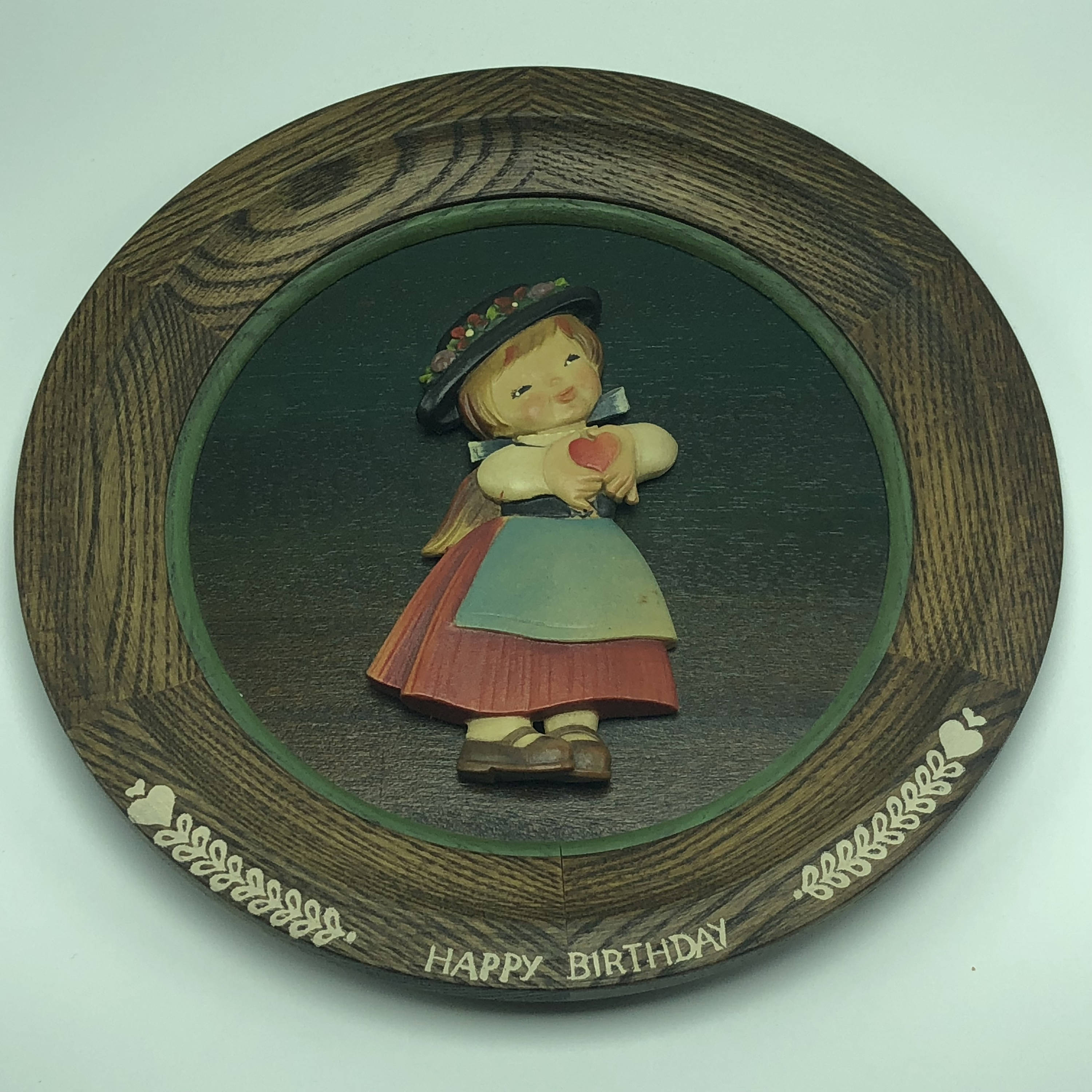Collectible Plates 1975 ANRI WOOD PLATE collectors birthday Juan ...