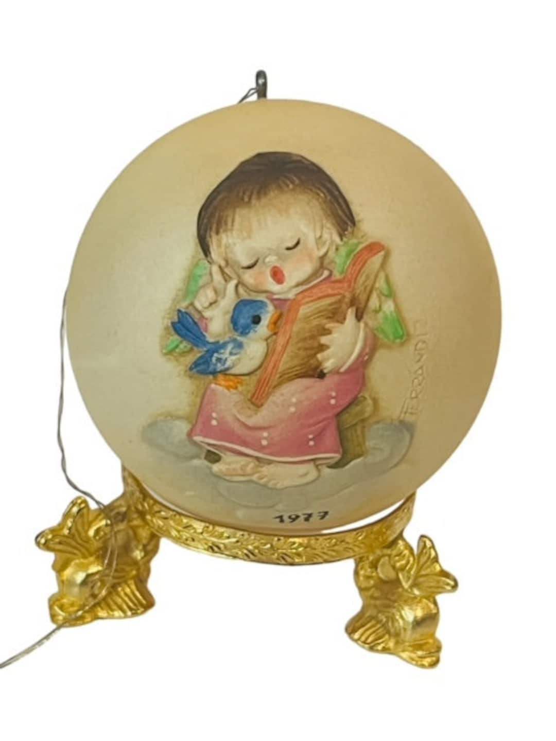 Anri Ferrandiz Italy Hand Carved Christmas Ornament Figurine Vtg Angel ...