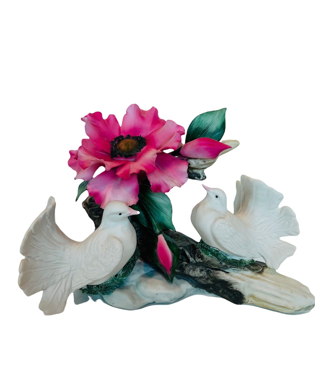 Capodimonte Italy Vintage Dove Sculpture Porcelain Figurine Statue ...