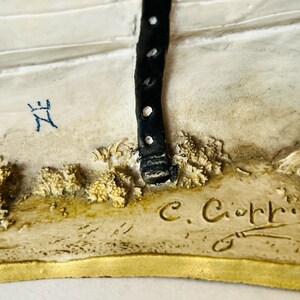 Capodimonte Figurine Sculpture Signed Gricci Neapolitan Caselli Bench ...