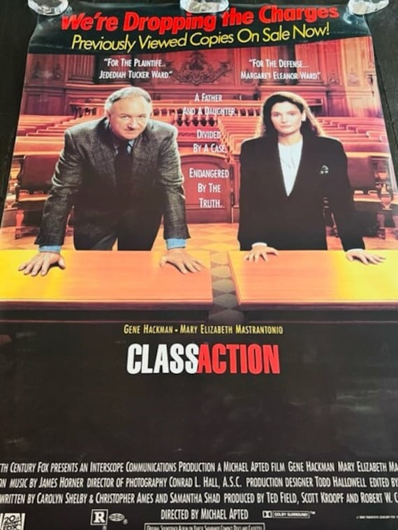 Movie Theater Cinema Poster Lobby Card 1991 Class Action Gene | Etsy